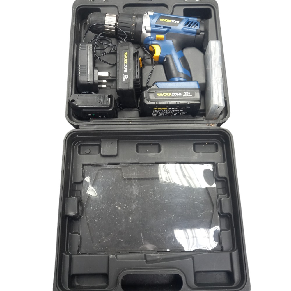 Pre-owned Workzone Work Zone Drill CDI218KL3 With Battery + Charger ...